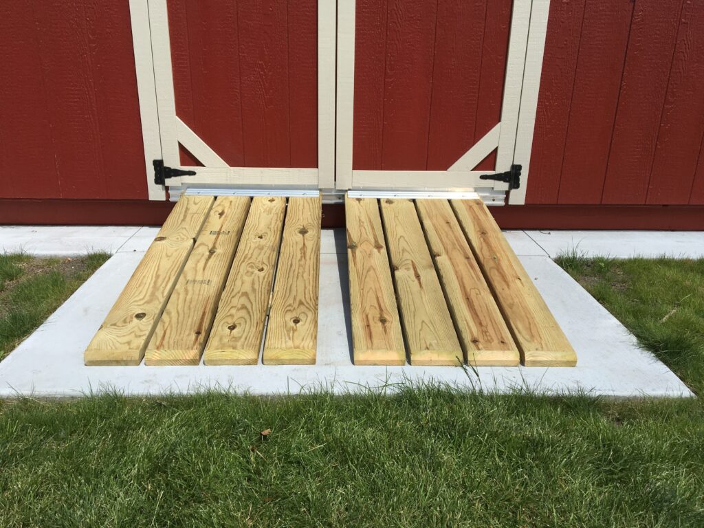 Aluminum Shed Ramps - SHED Ramps