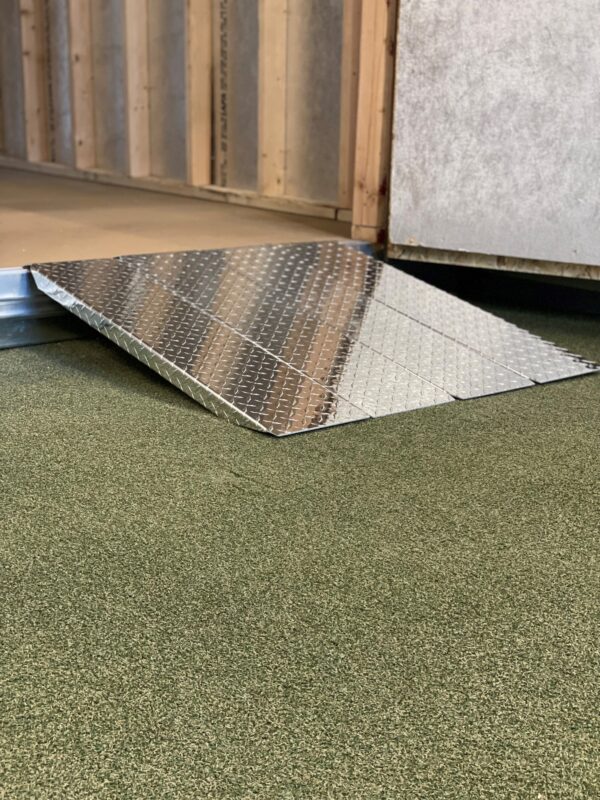 Diamond Plate Aluminum Ramps - SHED Ramps